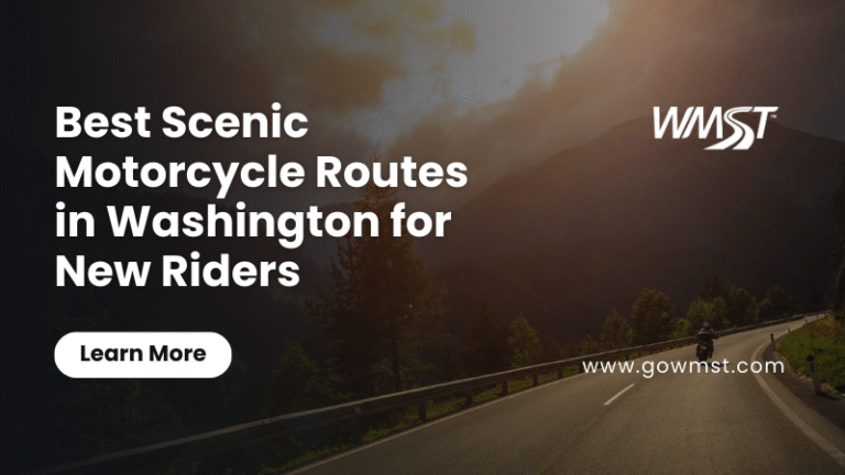 Best Scenic Motorcycle Routes in Washington for New Riders