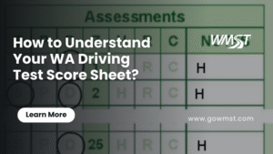 How to Understand Your WA Driving Test Score Sheet? - WMST
